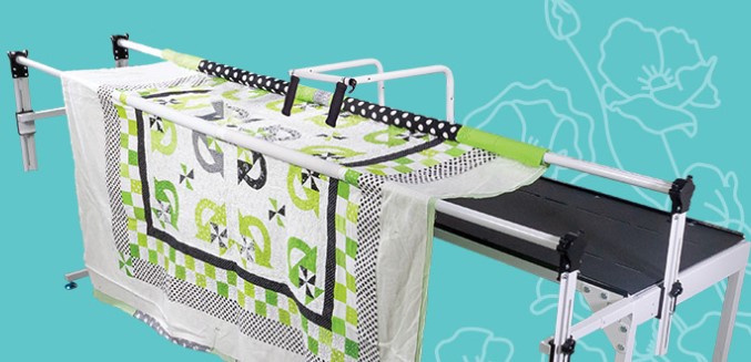 Create Stunning Quilts with Q Zone Queen Frame and 16X Longarm Quilting ...